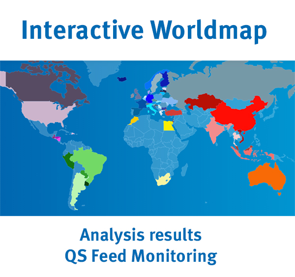 QS - QS feed monitoring: Interactive world map updated